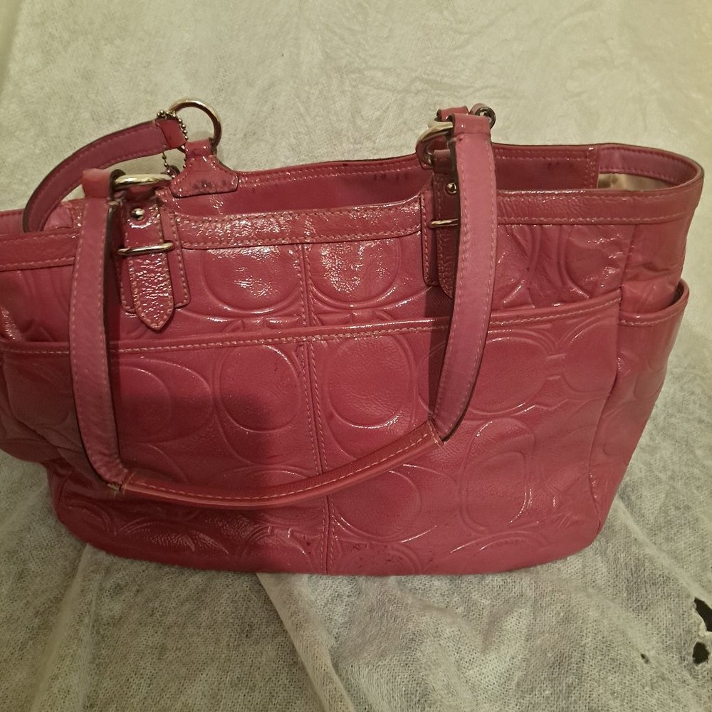 Pink Coach Bag - Gem